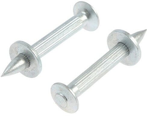 Дюбель-гвоздь «тундра», гвоздевой, для монтажного пистолета, оцинкованный, 4.5×40 мм, 0.5 кг