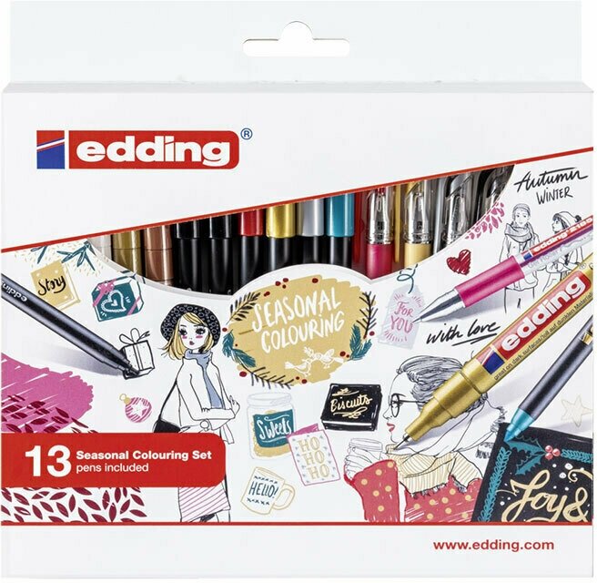 Набор edding CP13 Colouring Promotion Set, маркеры, фломастеры, ручки, 13 предметов 13 предметов