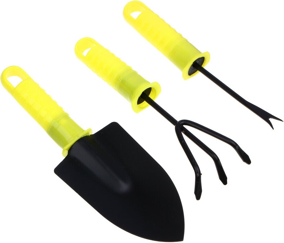 Набор садовых инструментов Inbloom , металл/пластик, 3 предмета