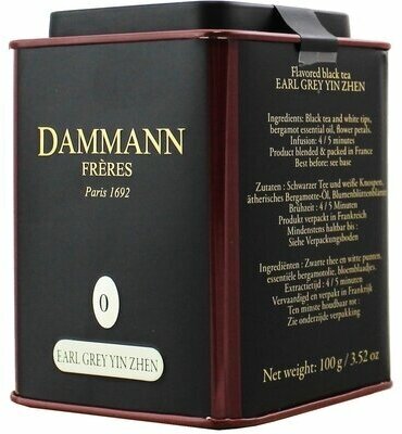 Чай Dammann The Earl Grey YinZhen листовой черн, 100г ж/б, 6745, 831369
