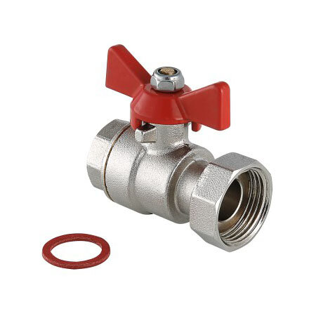 Valtec Кран шаровой с накидной гайкой 1/2" x 3/4"