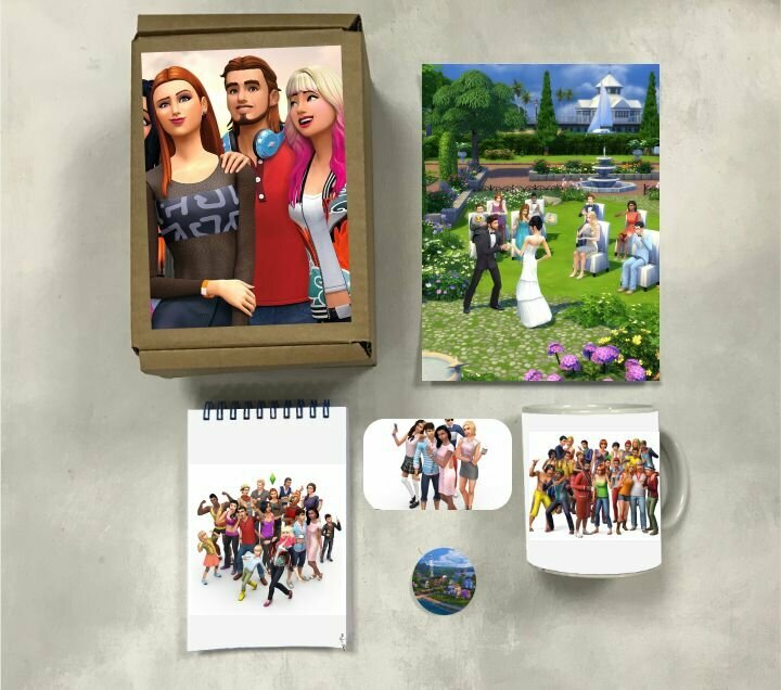 Бокс GOODbrelok принт "Симс, The Sims" - 0001