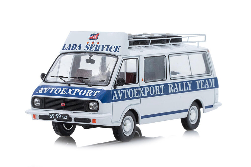 Raf 2203 техничка avtoexport lada rally team с багажником и колесами на крыше 1982 / raf 2203 техничка avtoexport lada rally team с багажником и колесами на крыше 1982
