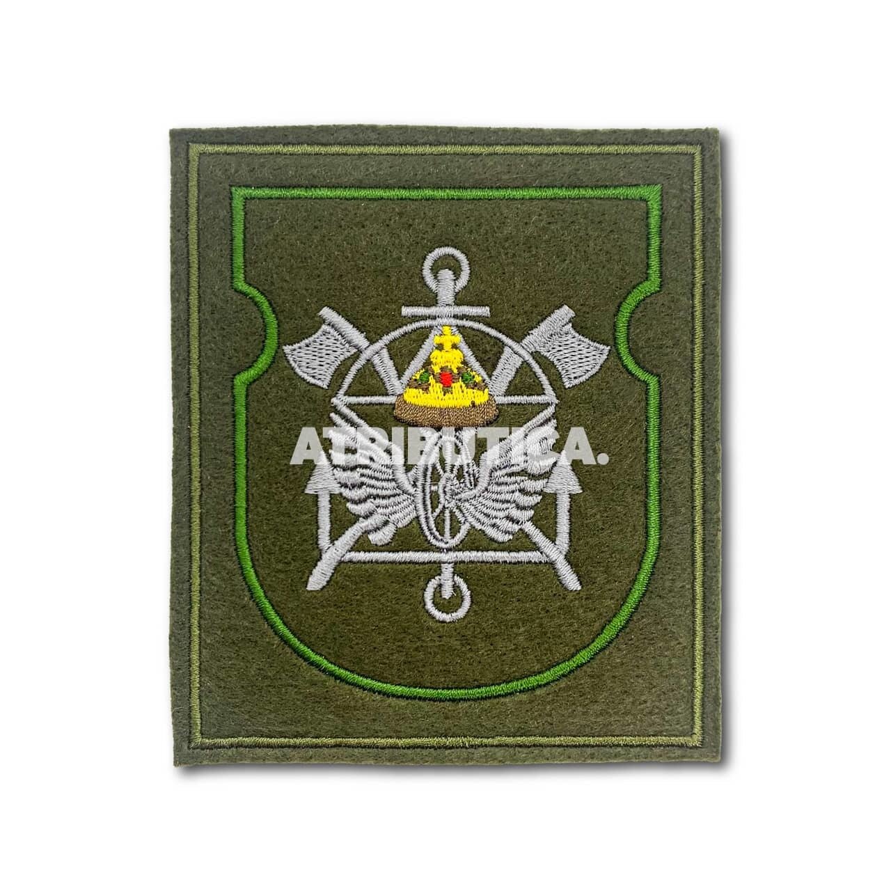 Нашивка ( Шеврон ) На Рукав ЖДВ Приказ №300 Оливковая (Оливковый / На липучке)