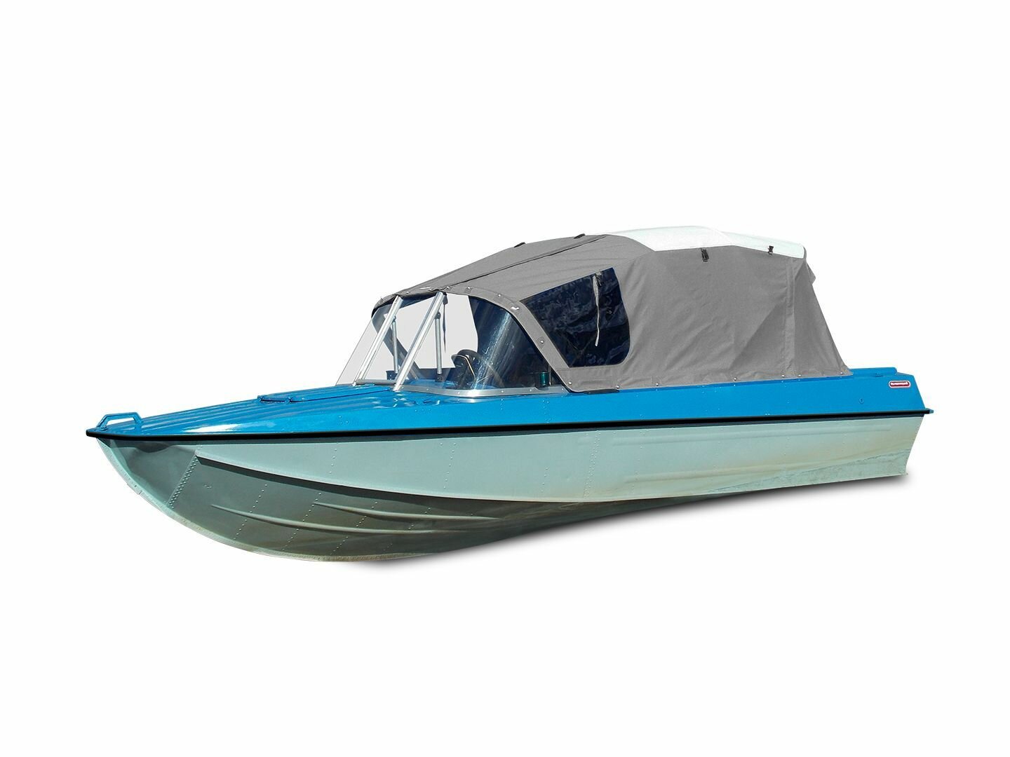 Казанка 5М2,3,4. Стекло с калиткой, тент, дуги, крепление. Комплект