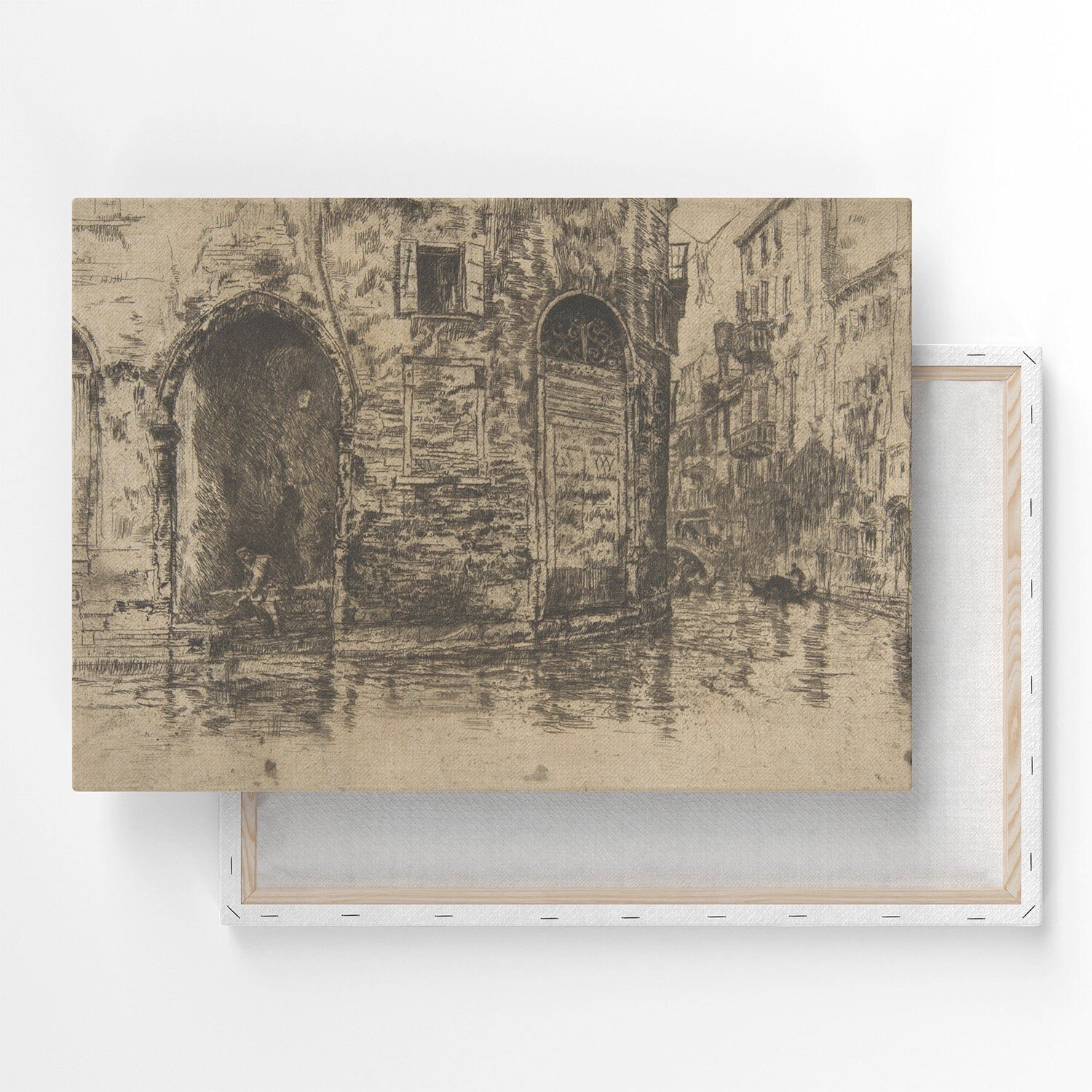 Картина на холсте, репродукция / James Whistler - Two Doorways / Джеймс Уистлер / Размер 40 x 53 см