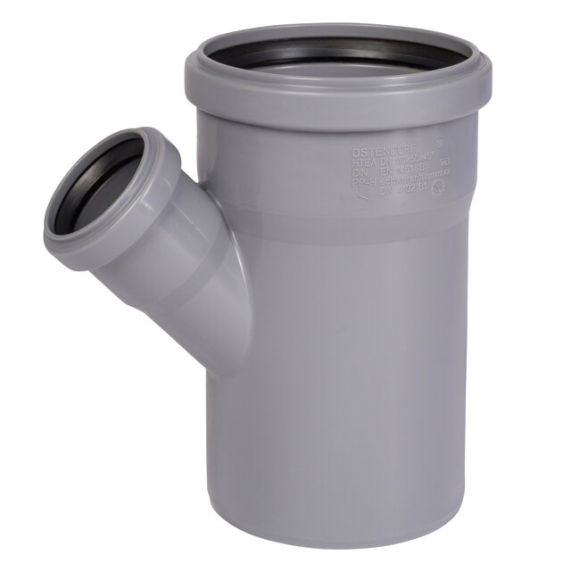 OSTENDORF тройник для внутренней канализации 50x110 мм, угол 45°, герметичность