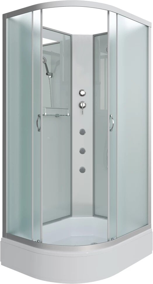 Душевая кабина 130x90x200 см Niagara NG-33394-14RBKG матовое