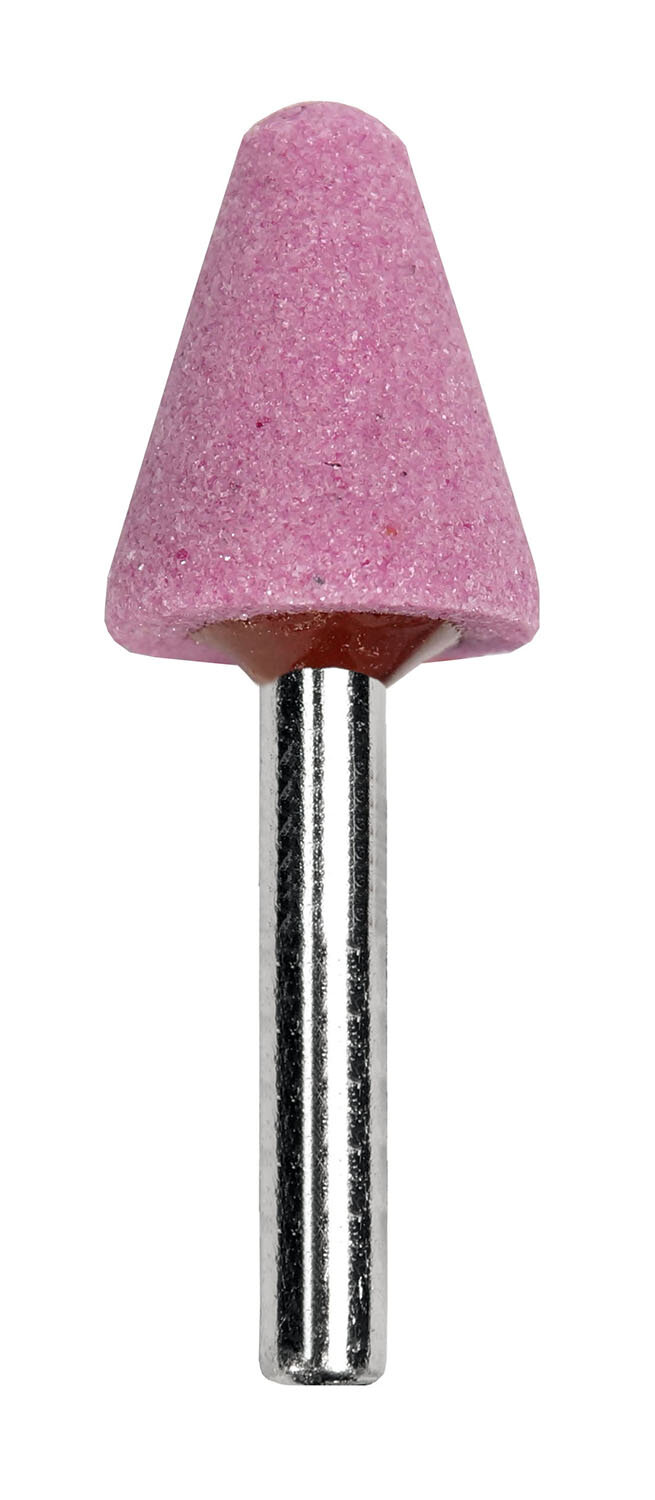 Шарошка абразивная конусная с закруглением Энкор 20х18, К60, хв.6мм