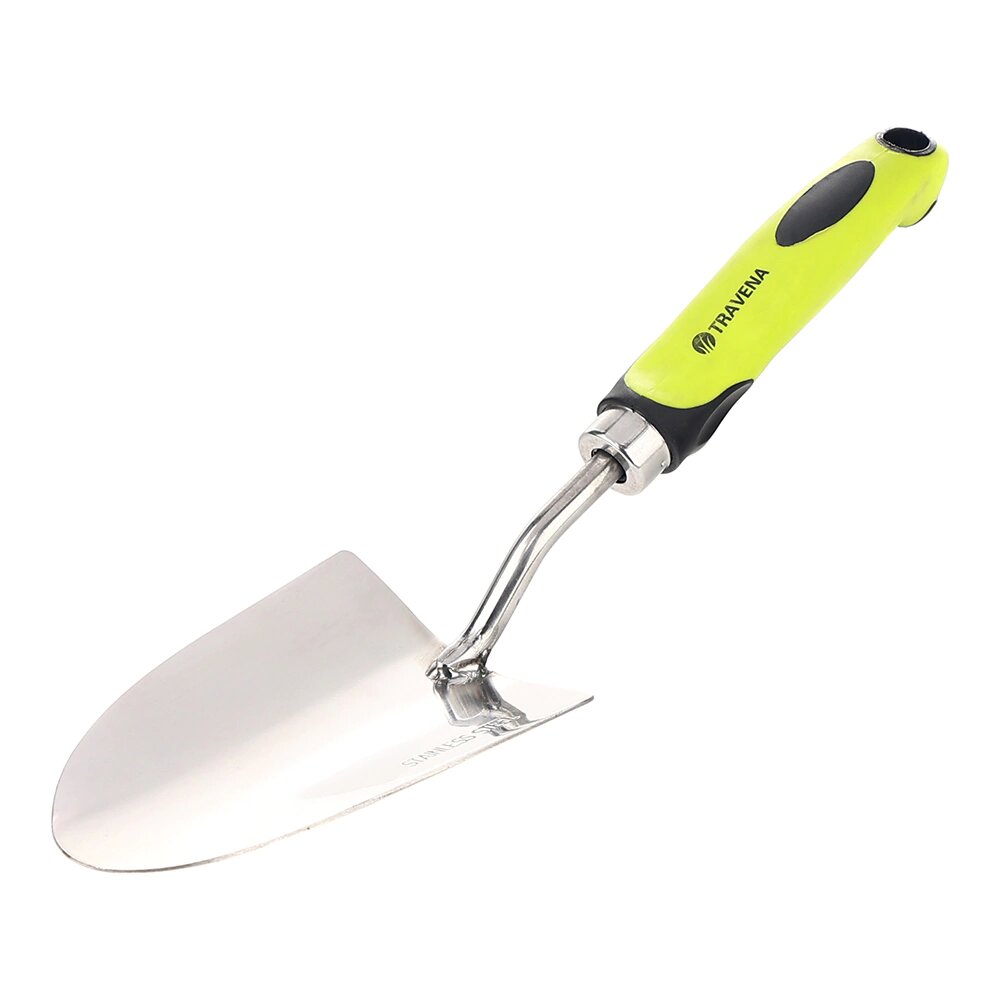 Совок садовый TRAVENA широкий, нержавеющая сталь, длина 33 см