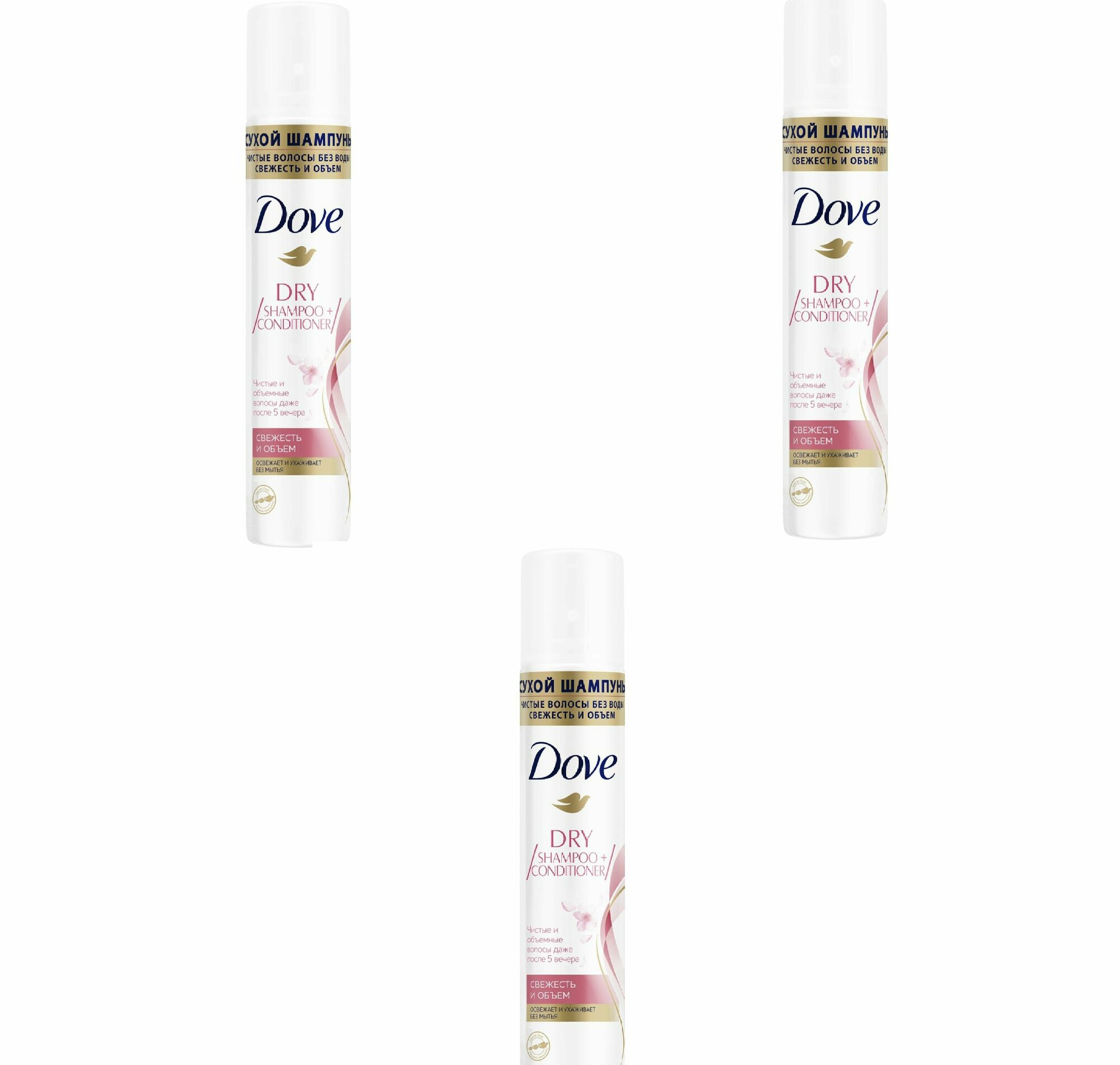 Дав сухой шампунь, 250мл, 3 уп