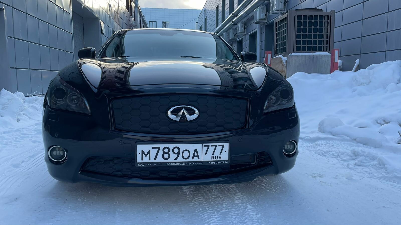 Утеплитель радиатора Экономия топлива Infiniti Инфинити M37 (2010 -2013) (Y51) С лидаром