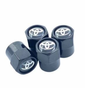 Колпачки на ниппель с логотипом для TOYOTA для колес/шин металлические