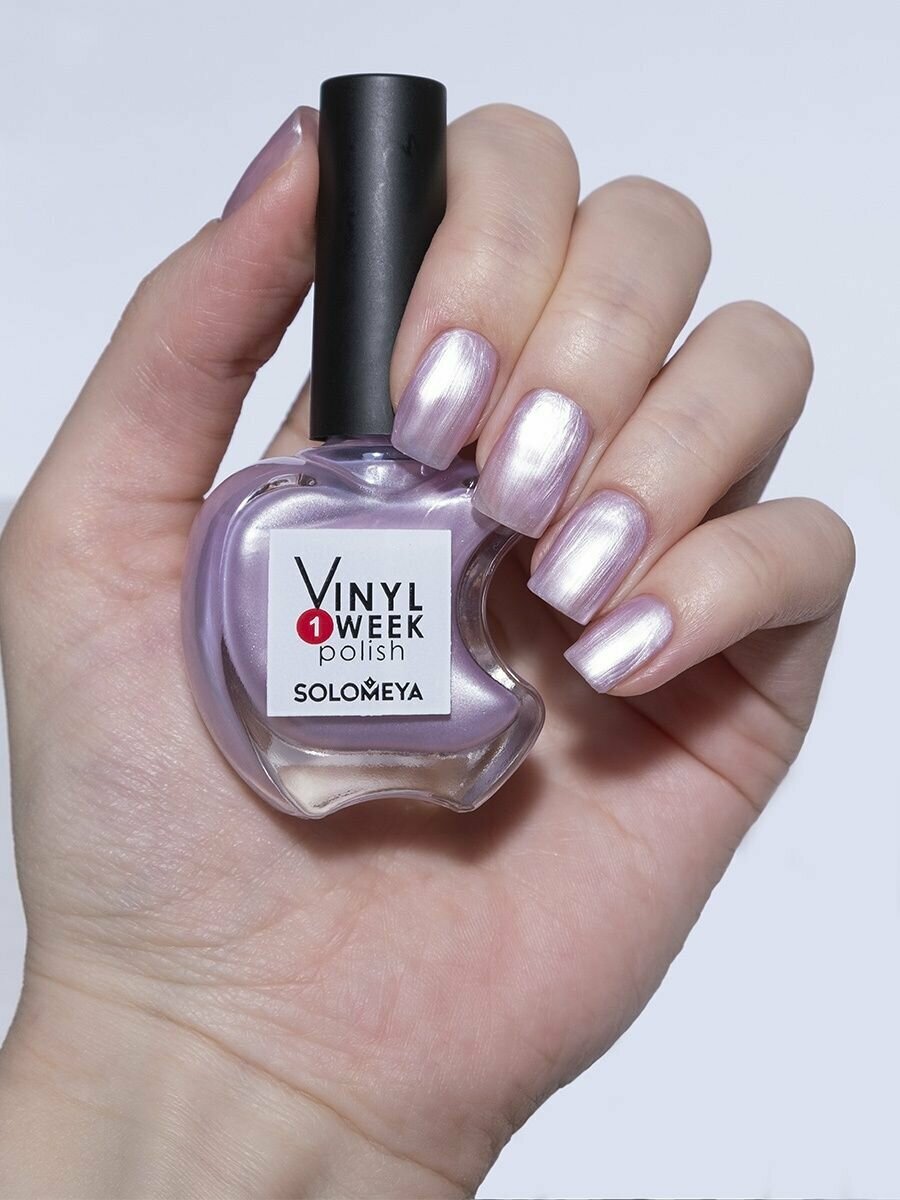 Solomeya Недельный лак One Week Vinyl Polish Lilack Shell 35, 13 мл.