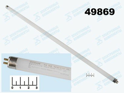 Лампа люминесцентная T5 14W 830 3000K белый теплый (549мм) Osram