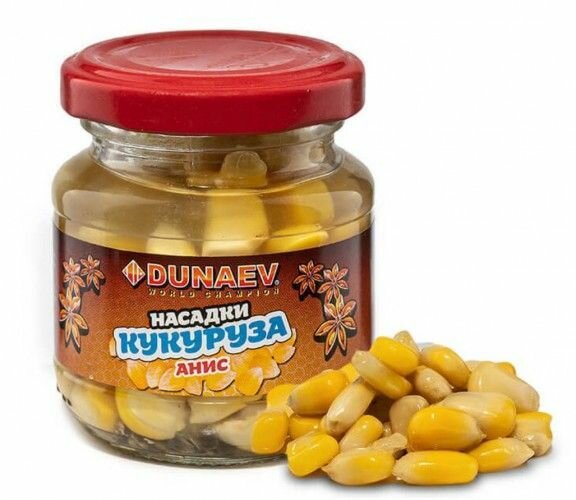 Насадки Dunaev кукуруза 0.10л анис (банка: стекло)
