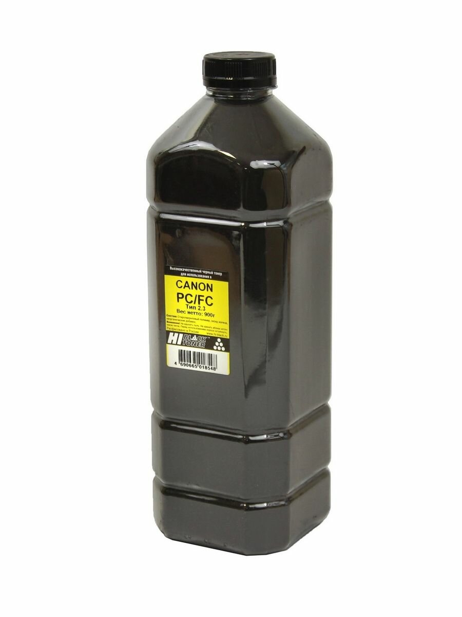 Тонер Canon Hi-Black, для Canon, для лазерной печати, черный, 900г
