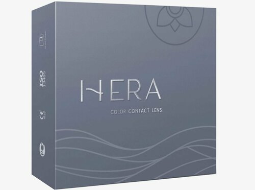 Dreamcon цветные линзы Hera Elite (2 шт.) 8.6 0.0 Aqua — купить в интернет-магазине Linzon на ...