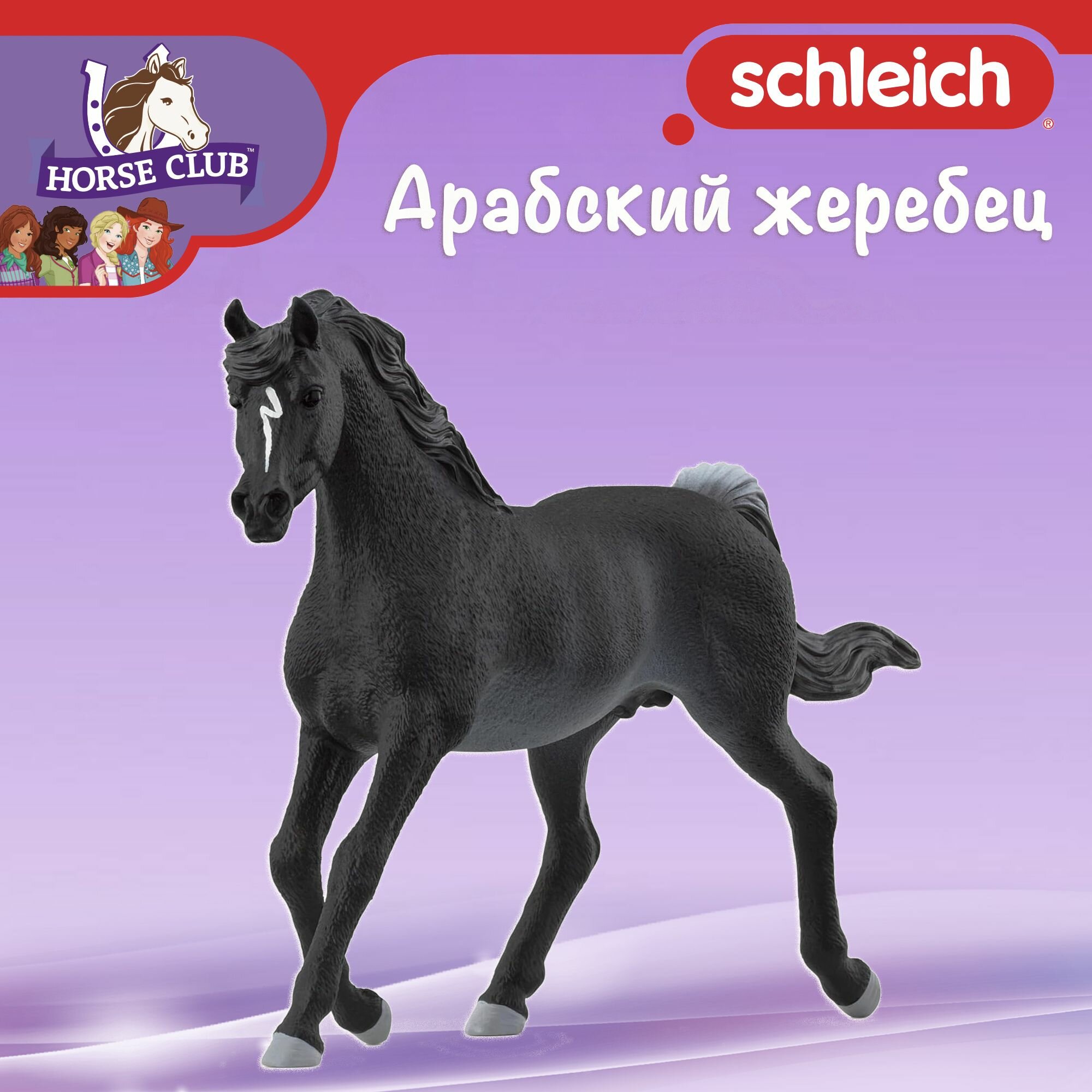 Schleich Horse Club Фигурка "Арабский жеребец", для детей от 5 лет, 13981