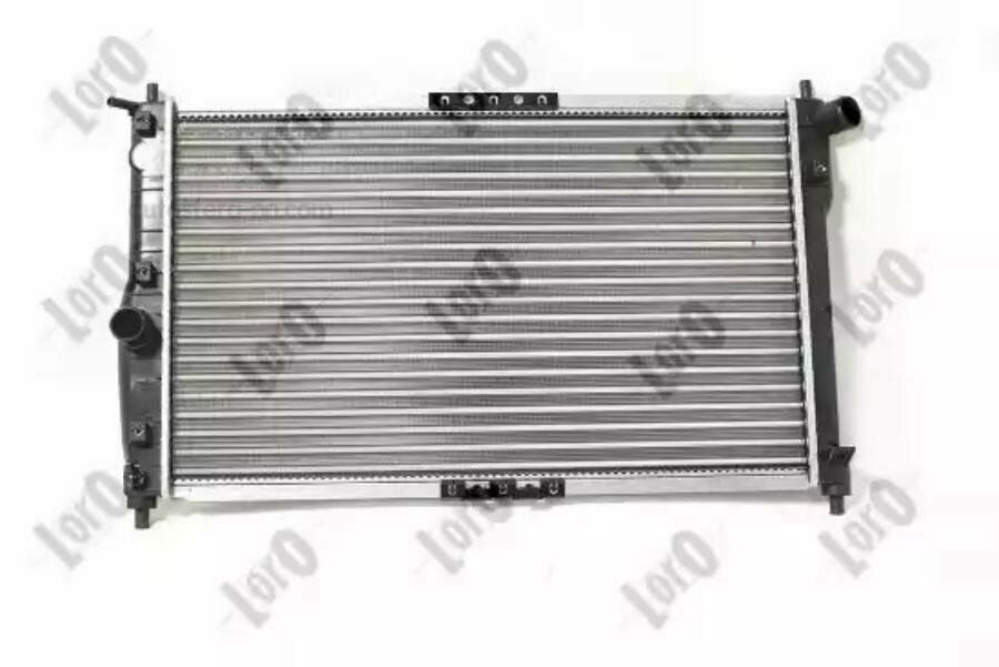 LORO 0110170001 Радиатор системы охлаждения DAEWOO: LANOS/SENS (KLAT) 1.3i 8V/1.5i 8V/1.6i 16V mtrs. A13SMS/A14SMS/A15SMS/A16DMS 05/97- \ ZAZ: CHANSE 1.3i 8V 04-, SENS 1.3i 8V 04- (МКПП/AC+)