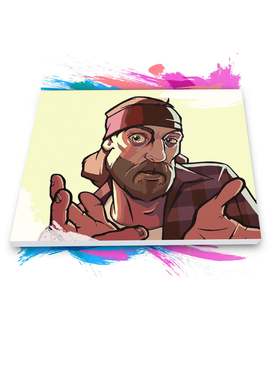Картина по номерам на холсте GTA, 30 х 40 см