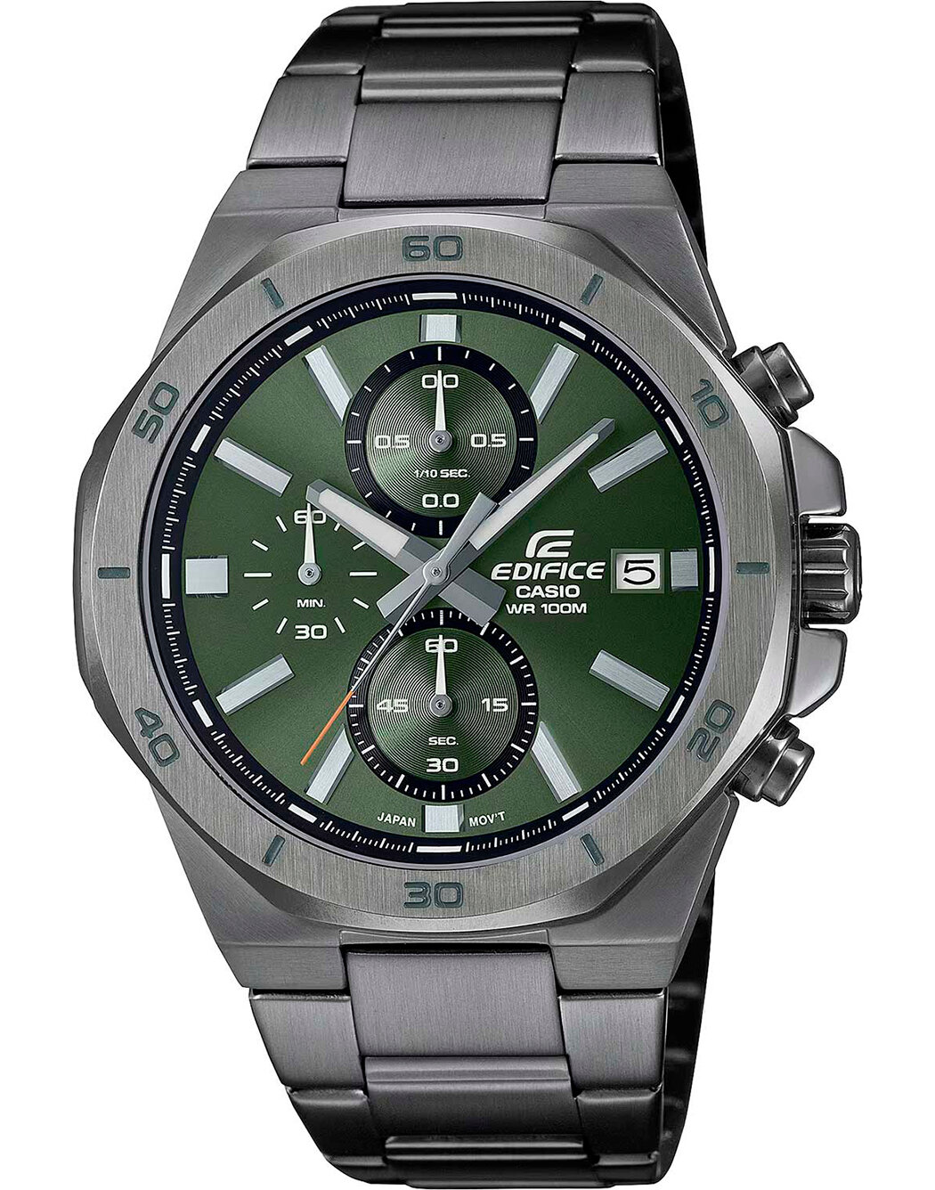 Наручные часы CASIO Edifice, зеленый/черный — фото 1