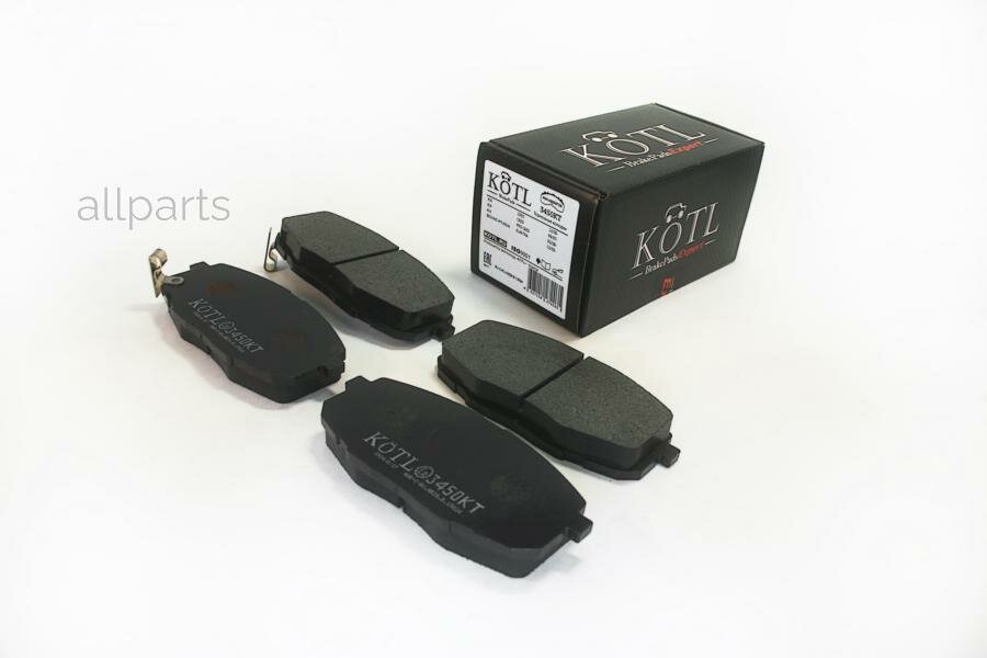 KOTL 3450KT Колодки тормозные дисковые передние к-т HYUNDAI i30 07-/KIA СEED 07-/CARENS 02-