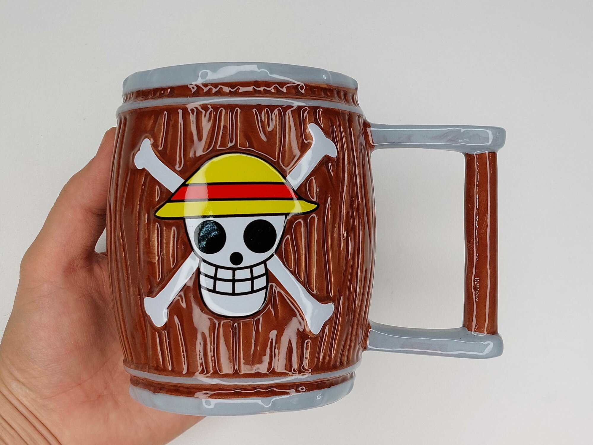 Кружка керамическая бочка Ван Пис