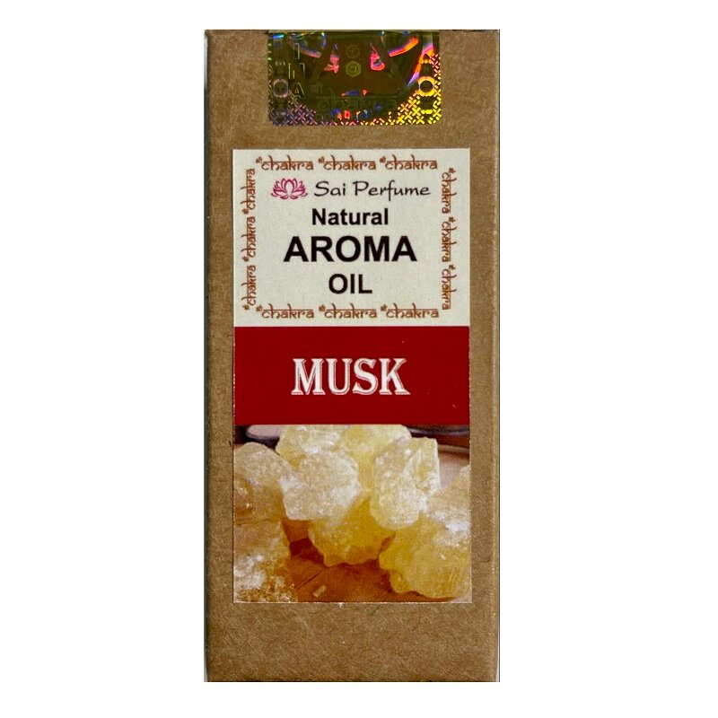 Natural Aroma Oil MUSK, Shri Chakra (Натуральное ароматическое масло муск, Шри Чакра), 10 мл.