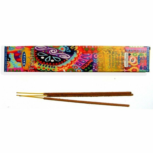TRISHAA Agarbatti Incense, Satya (Благовония триша, Сатья), 15 г.