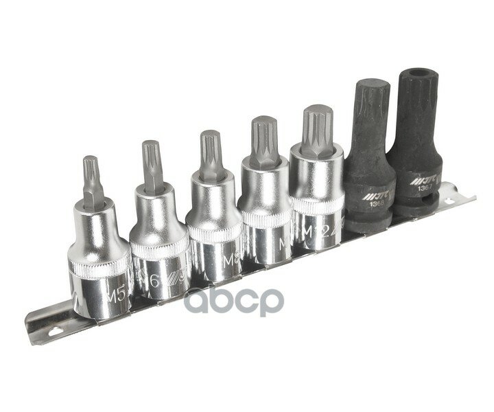Набор бит-головок 1/2" SPLINE M5-14, М16Н 7 предметов JTC JTC арт. JTC-H407M