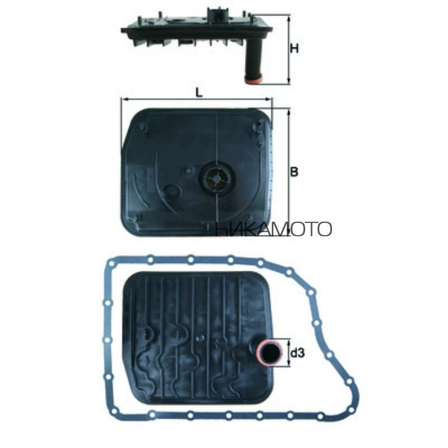 MAHLE HX153D Фильтр АКПП FORD FOCUS 2 04-