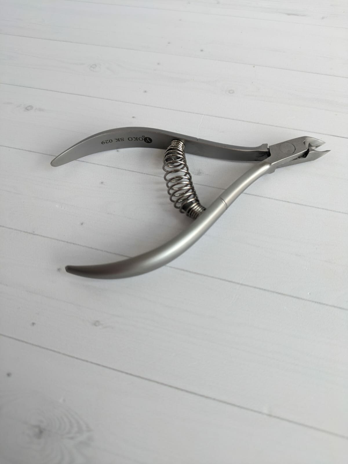 Кусачки для ногтей для маникюра и педикюра Yoko, модель 029 / серебристые