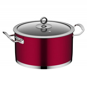 Кастрюля Nadoba Cervena 5,8л стеклянная крышка