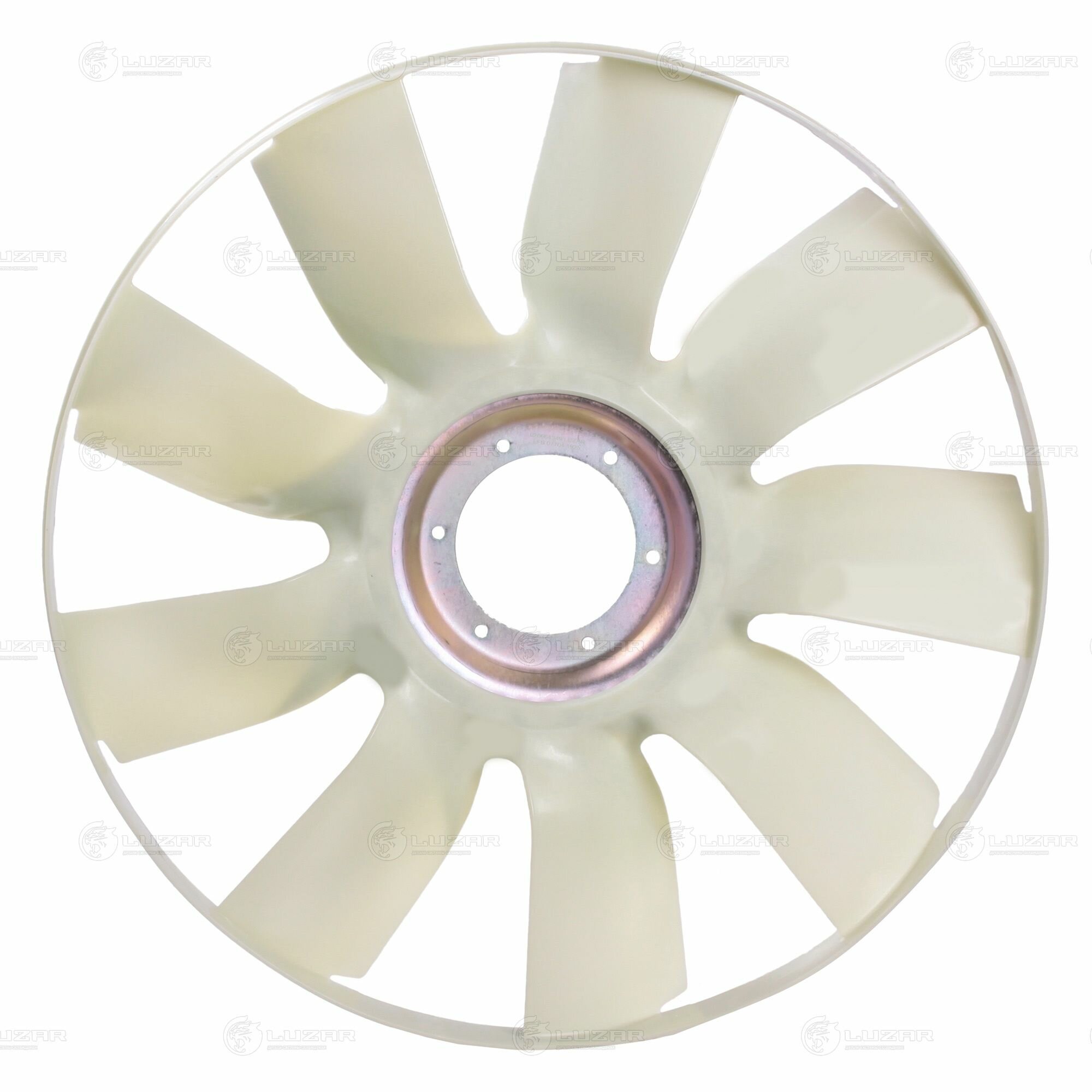 Крыльчатка вентилятора LUZAR LFB07704, металл, пластик, для КАМАЗ