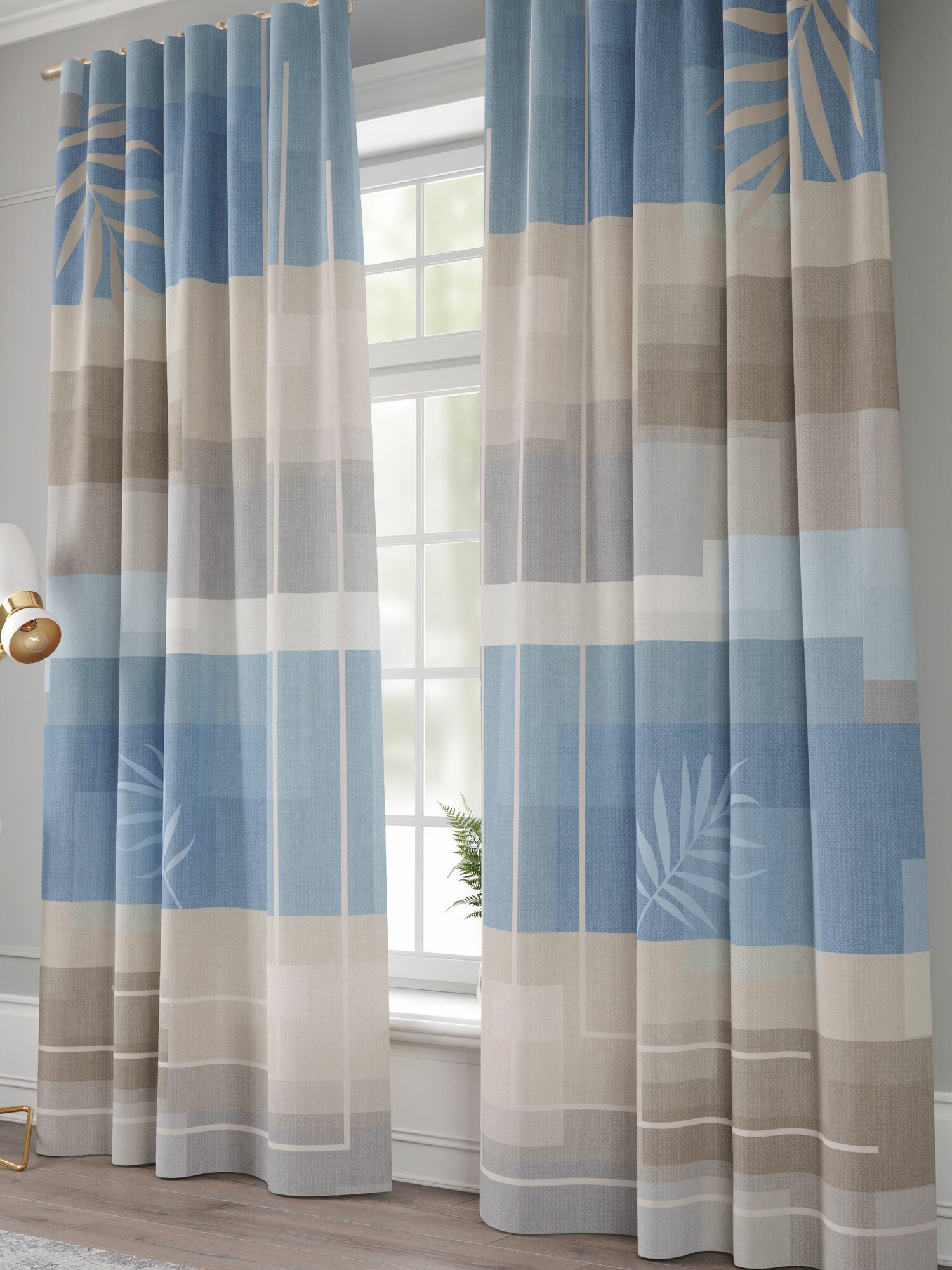 Комплект штор Comfy Way 150х260 см / шторы в комнату 2 шт / Санлим