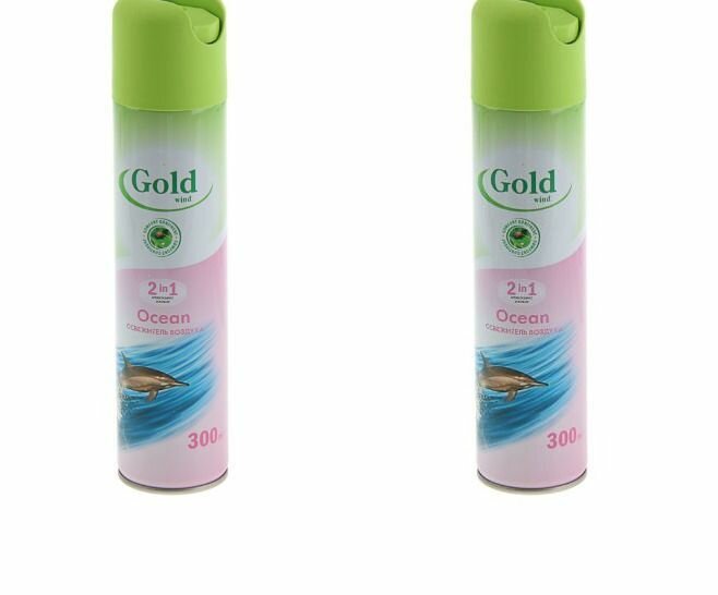 Сибиар Освежитель воздуха Gold Wind Ocean, 300 мл, 2 шт