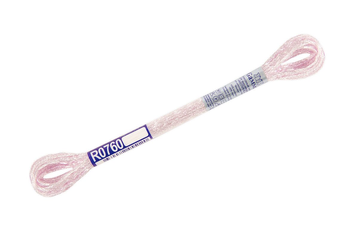 Мулине "Gamma" 100% вискоза 8 м R0760 бл. лиловый