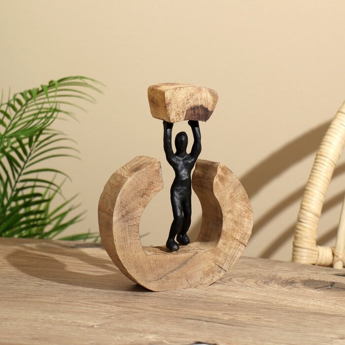 Сувенир «Сила», 17×5×23 см, полимерная смола, манговое дерево