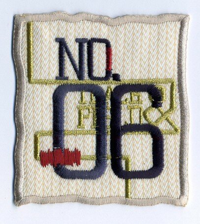 HKM 32669/1SB Термоаппликация "No. 06", 5 х 8.5 см