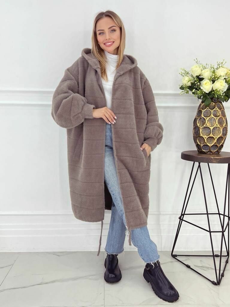 Кардиган  удлиненный осенний 58-68