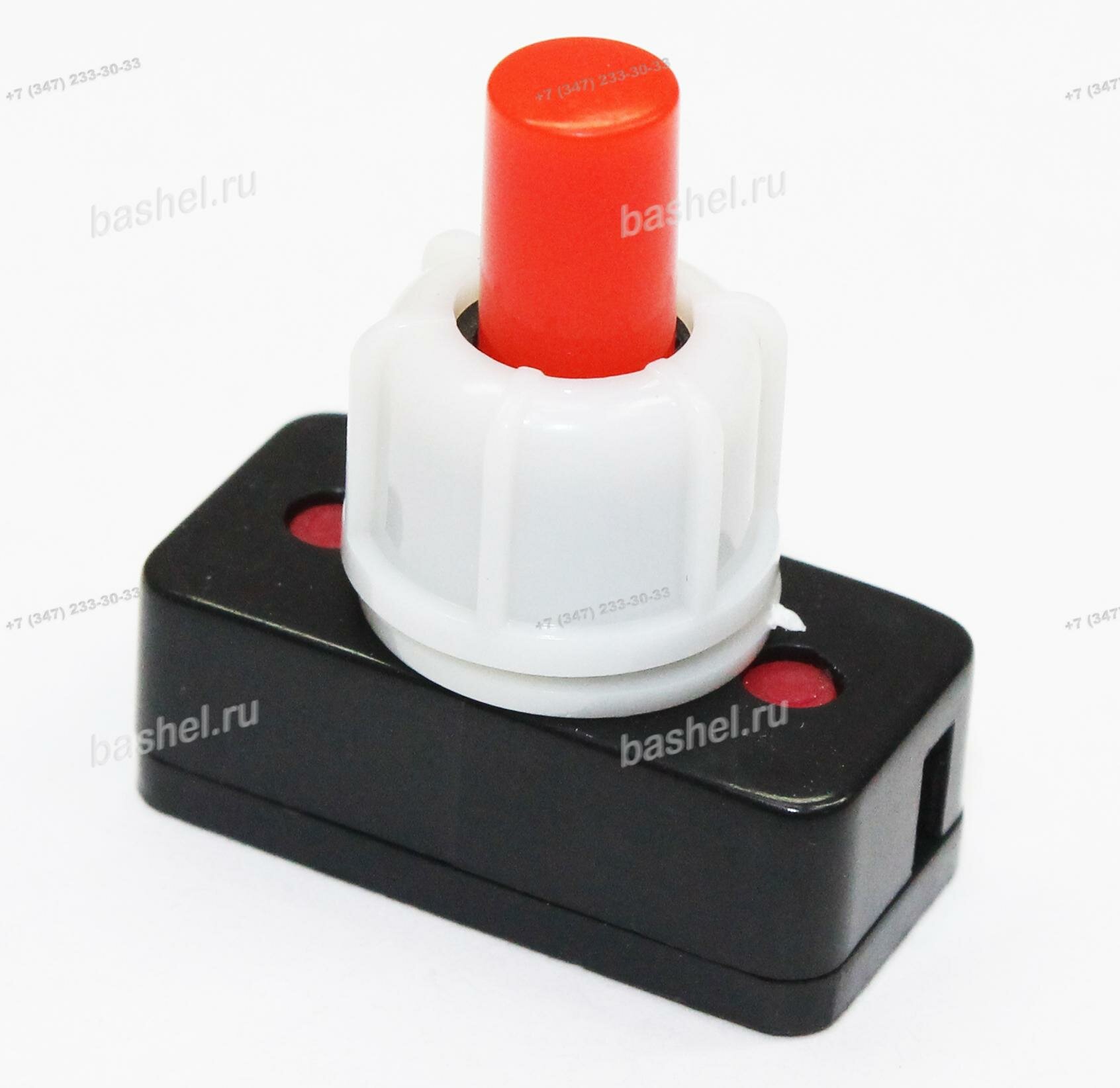 Кнопка PBS-17A-2 для светильников с/ф красная