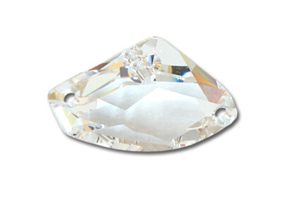 Страз 3256-DR28 Crystal 14×8.5 мм кристалл белый в пакете для декоративной отделки