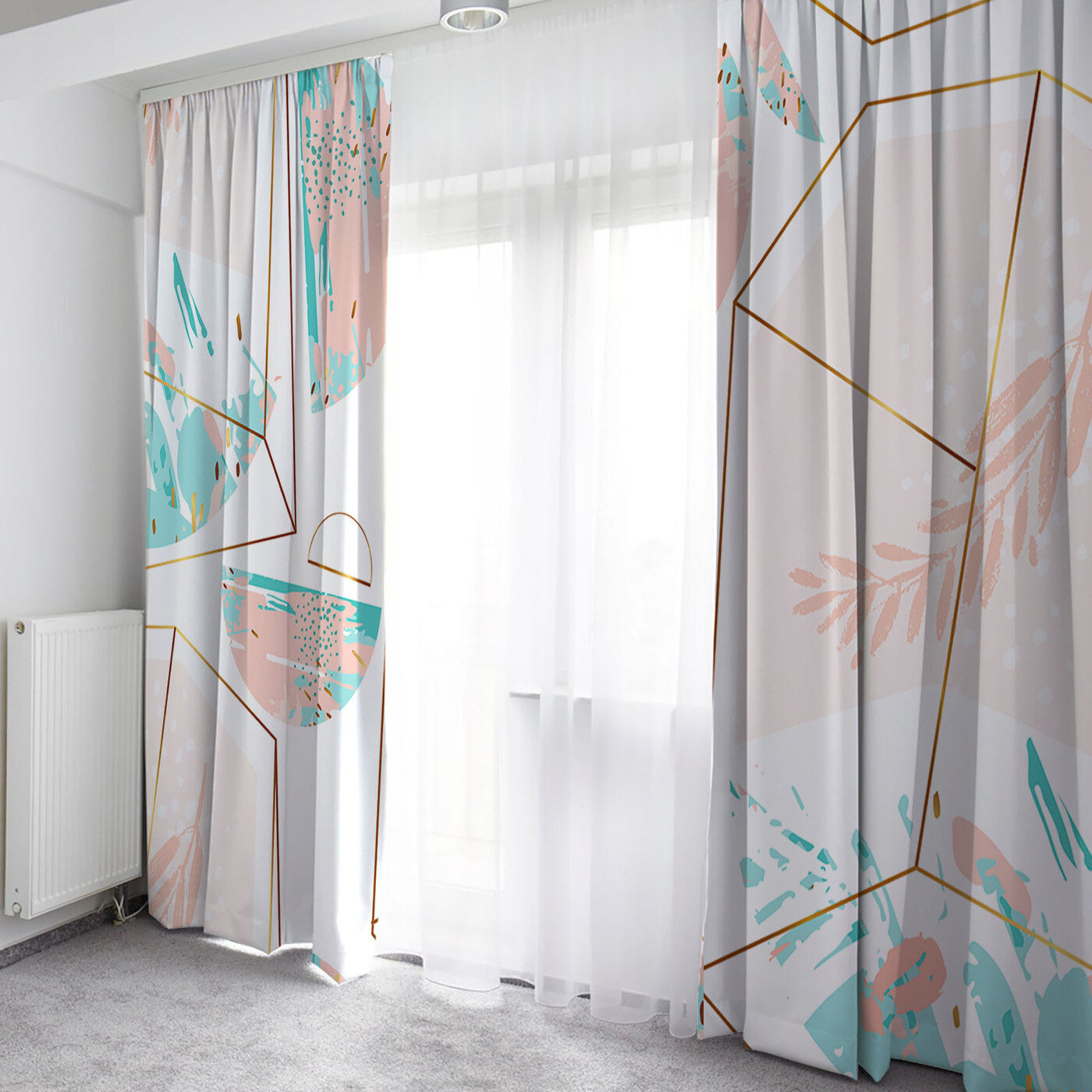 Шторы (фотошторы) из габардина, 290х290 см, Good Room