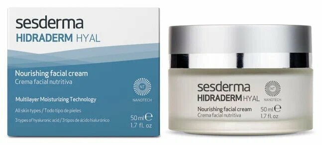SesDerma HIDRADERM HYAL Facial cream – Крем питательный для лица, 50 мл