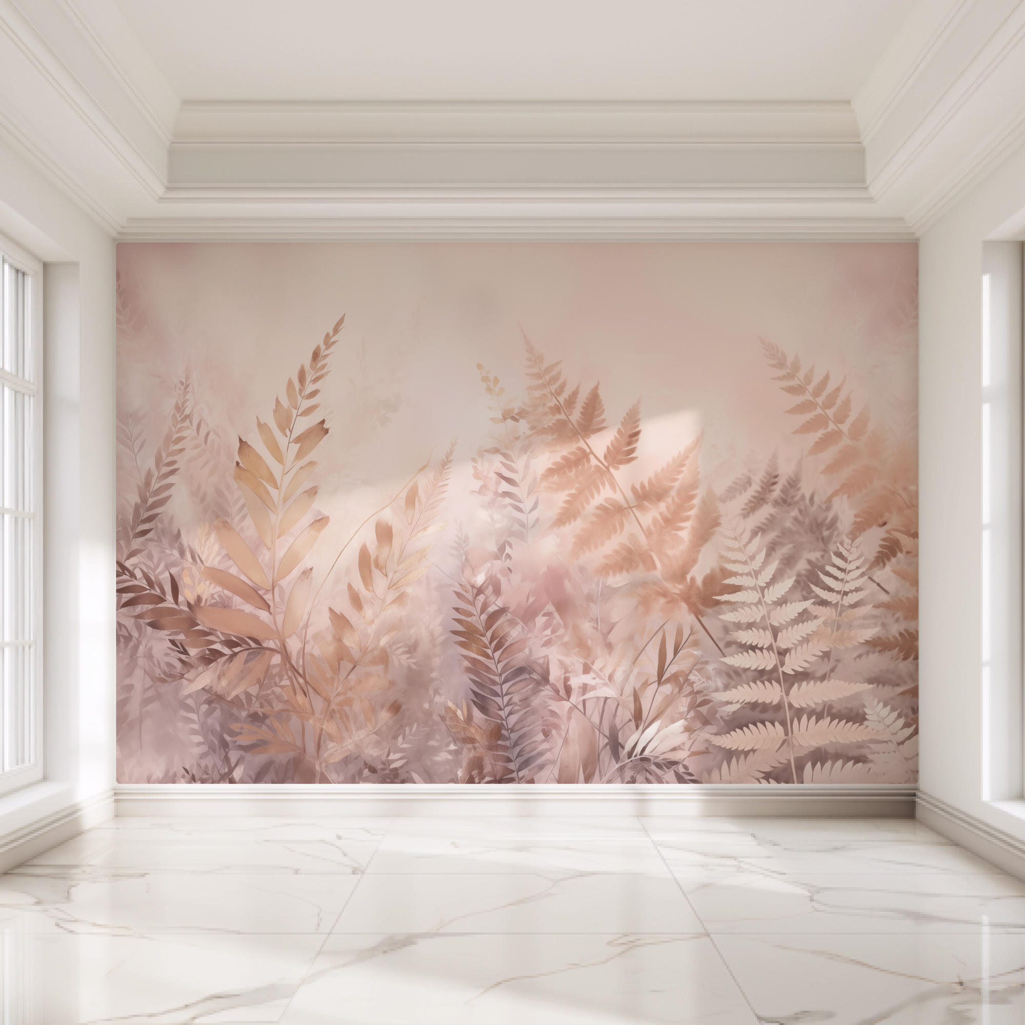 Фотообои Fotooboikin "Природа и листья", 400x280 см, флизелиновые