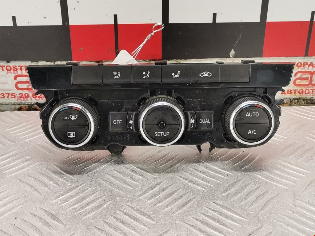 Блок управления печки (климат-контроля) Skoda Octavia 5E 5E0907044AB арт. 1060689