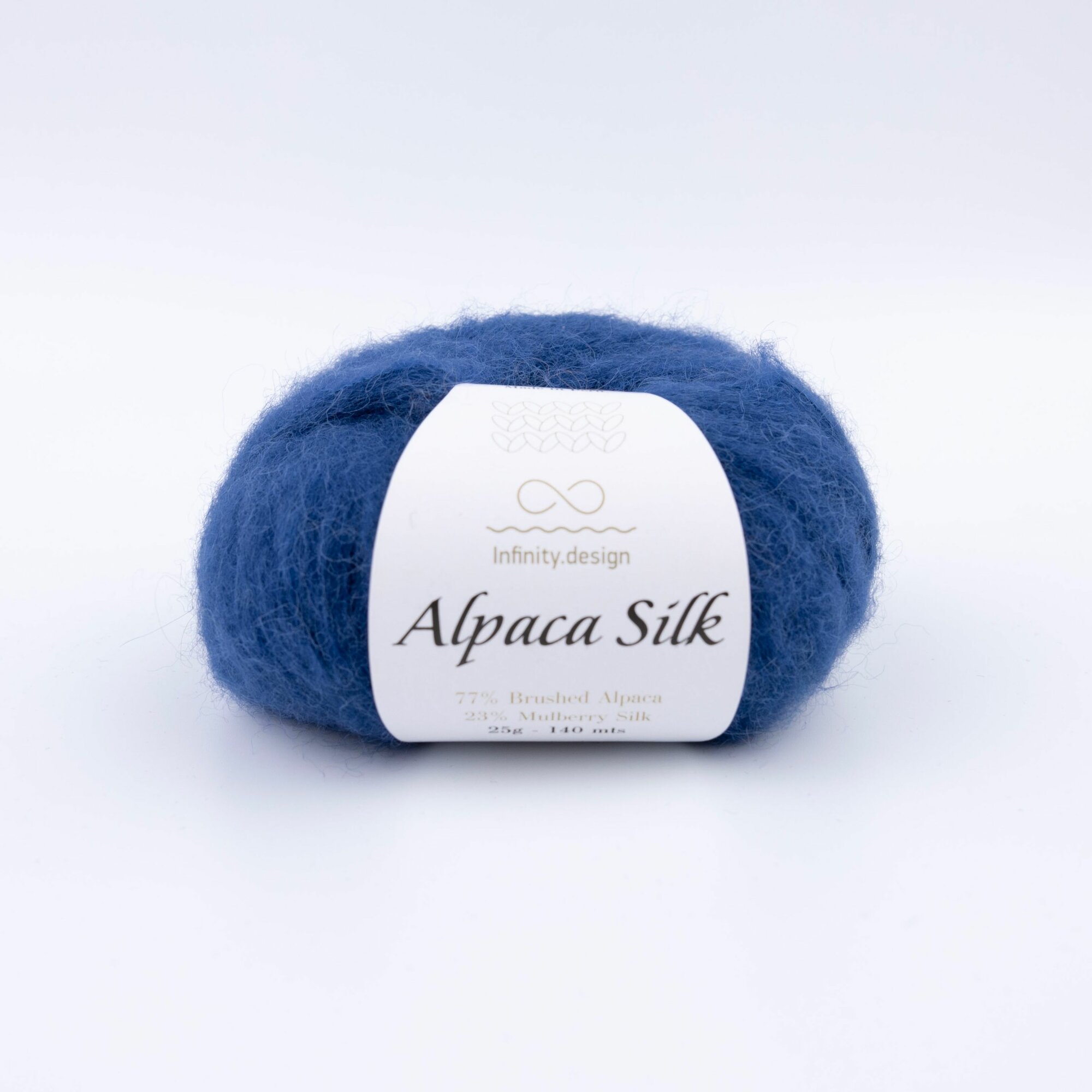 Пряжа INFINITY Alpaca Silk 6364 (3 мотка), 77% альпака, 23% шелк, 25г, 140м