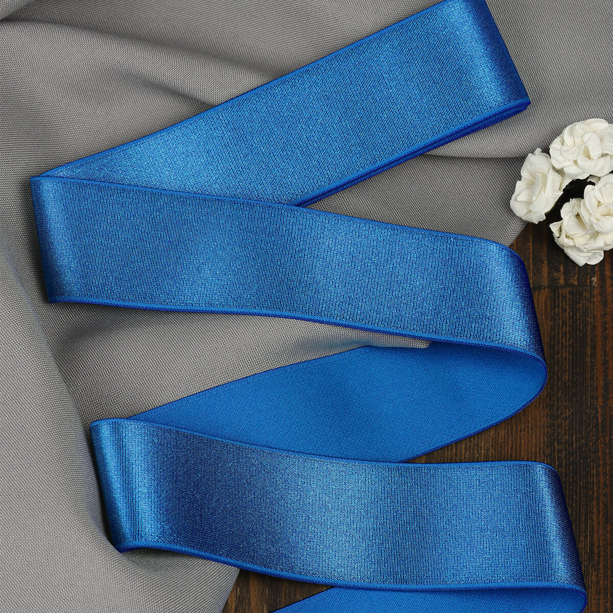 Резинка TBY для мужских трусов и боксеров 40мм цв. кобальт уп.1,5±0,5 м