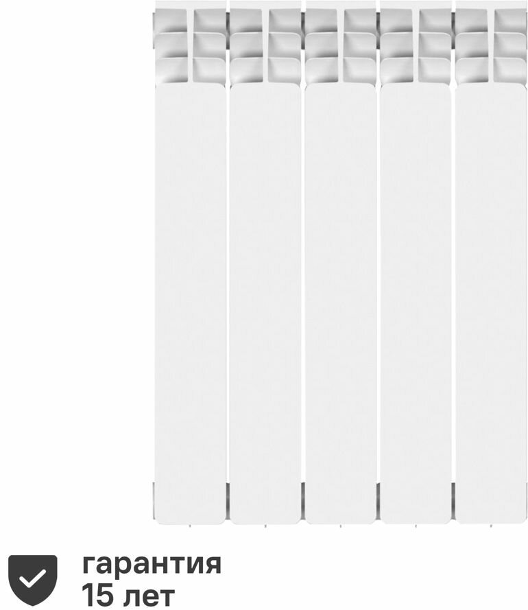 EQUATION радиатор биметаллический 1" 500/100 мм (5 секций)